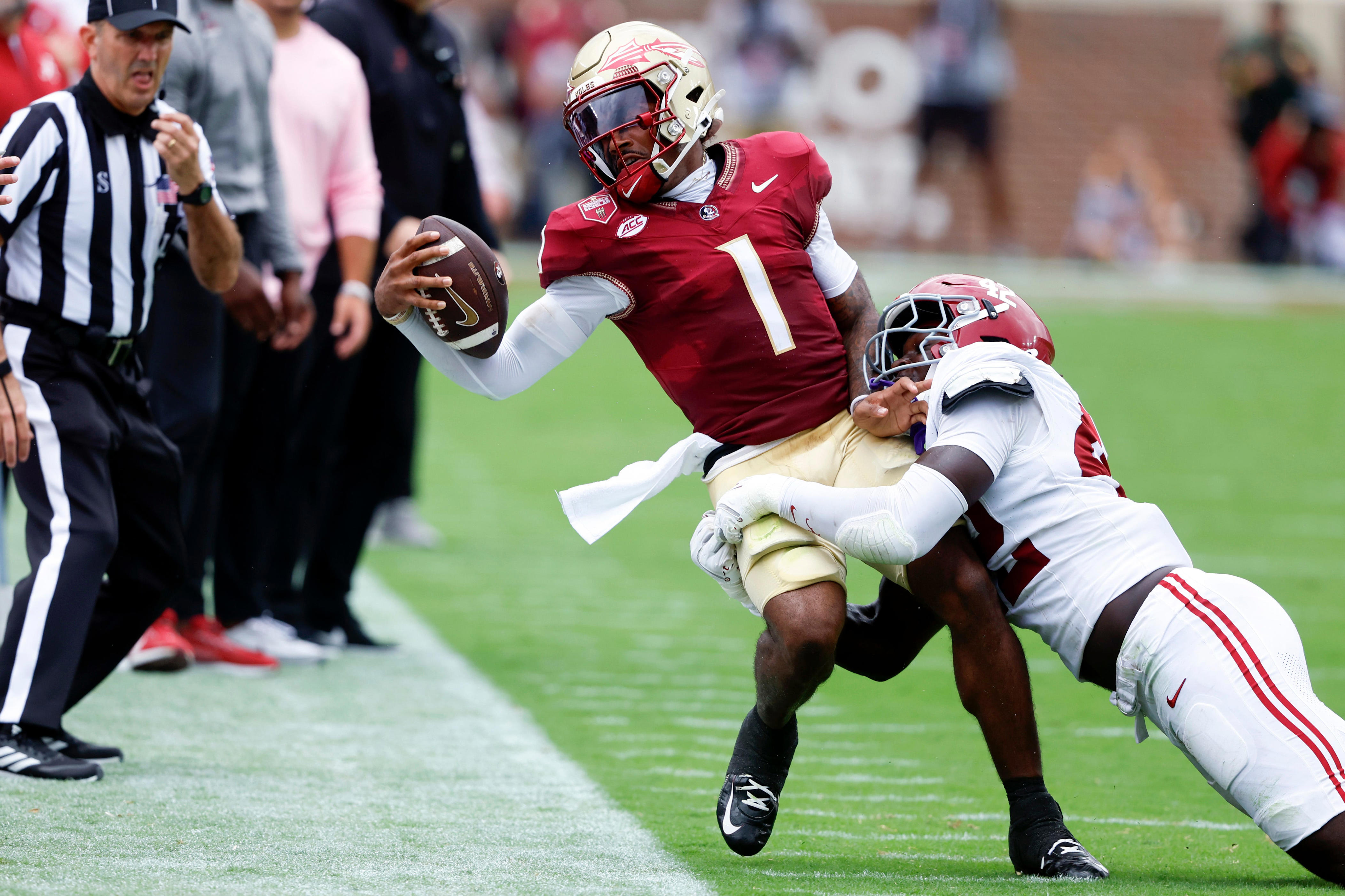 Alabama football DC Kane Wommack explains struggles to contain FSU ...
