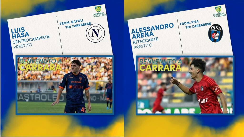 Calciomercato, Carrarese scatenata. Arrivano in azzurro Luis Hasa ed ...