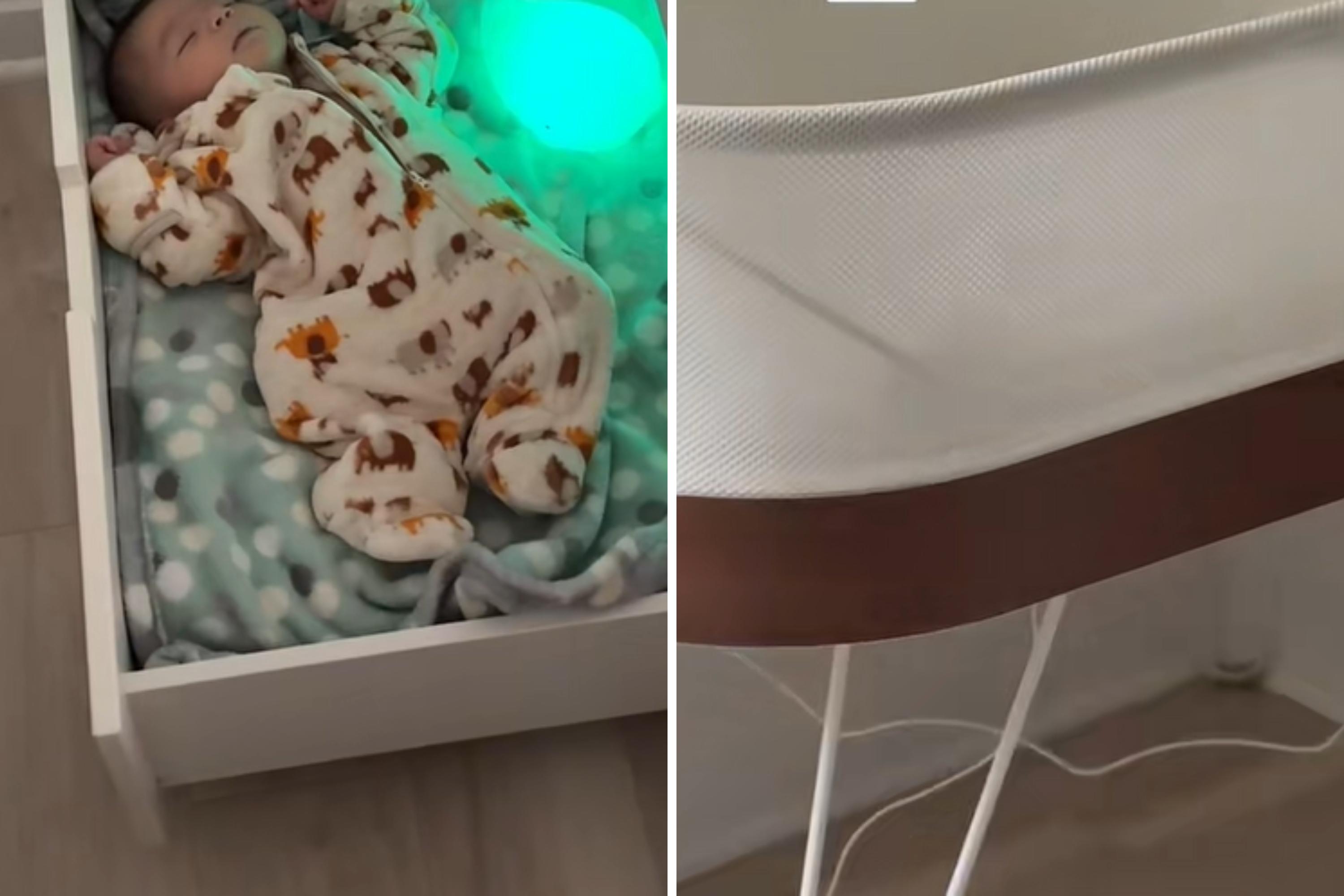 New parents buy luxury bassinet, hysterics at what baby prefers at 3am