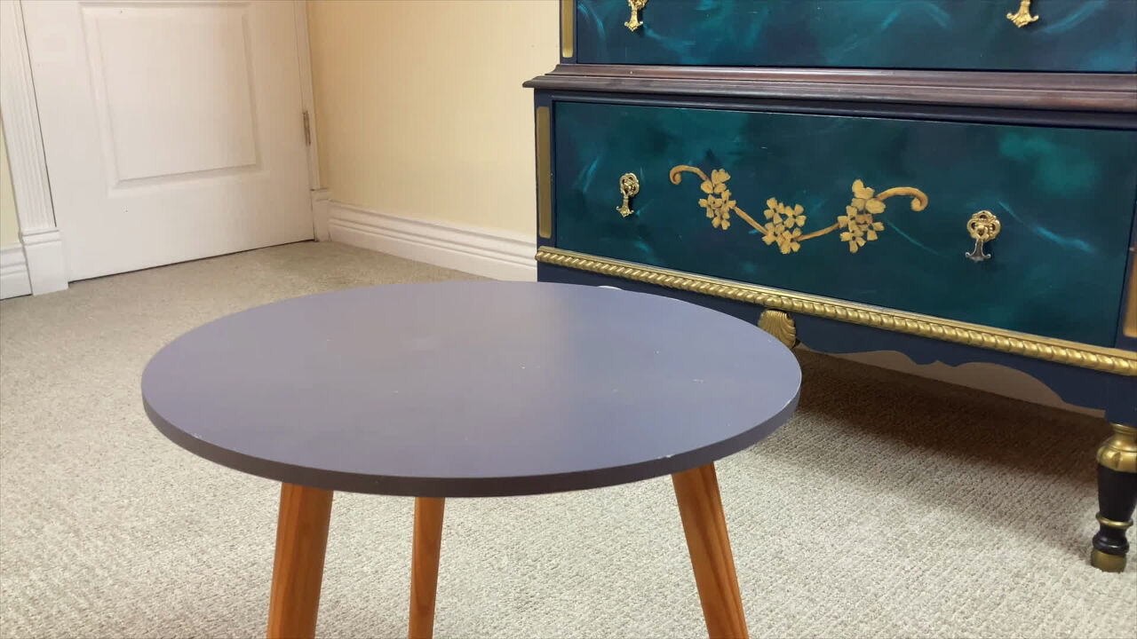 Gold tipped table