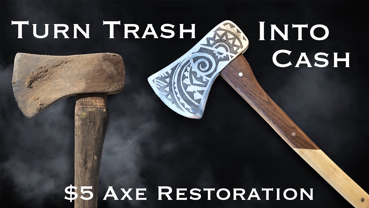 I turned a $5 rusty axe into a masterpiece