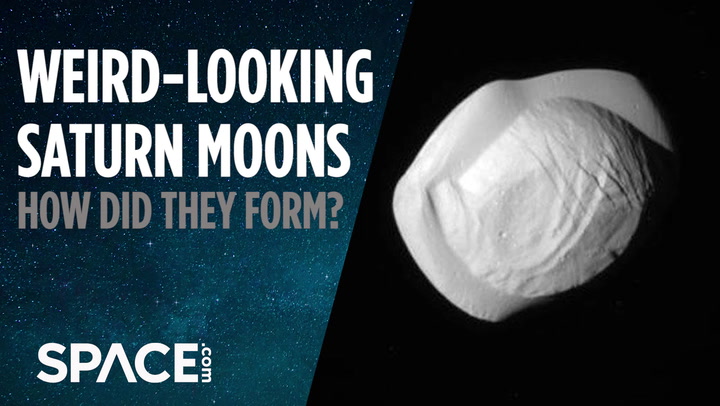 Weird-Looking Saturn Moons - How Did They Form?