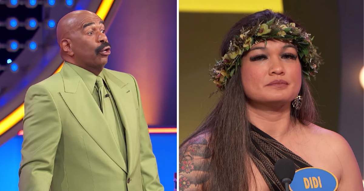 'Family Feud' host Steve Harvey warns men in the audience against ...