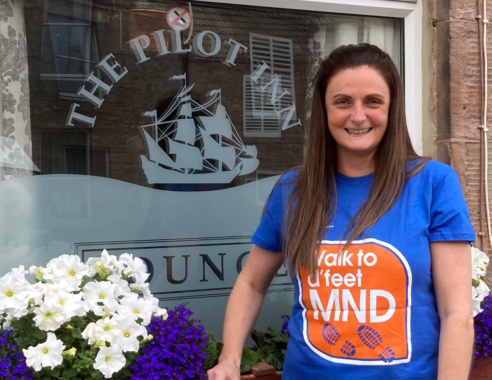 Fundraisers in action for motor neurone disease sufferers