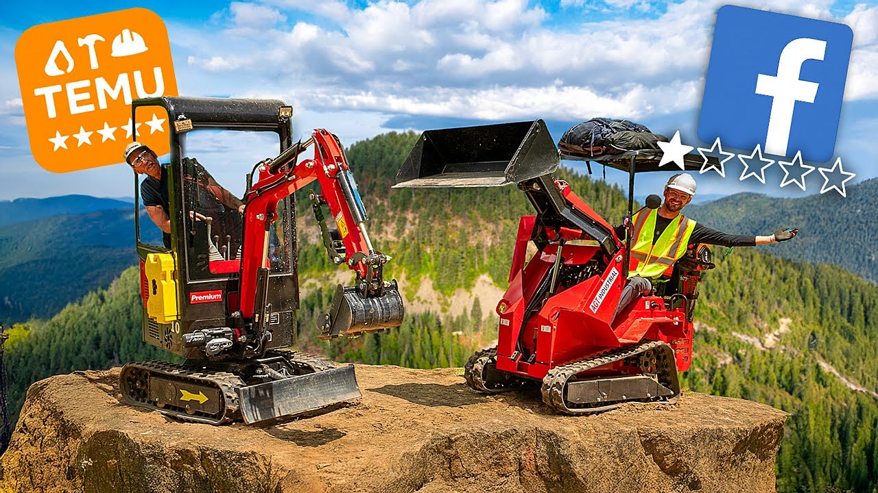 Can we rescue our excavator from a cliff?
