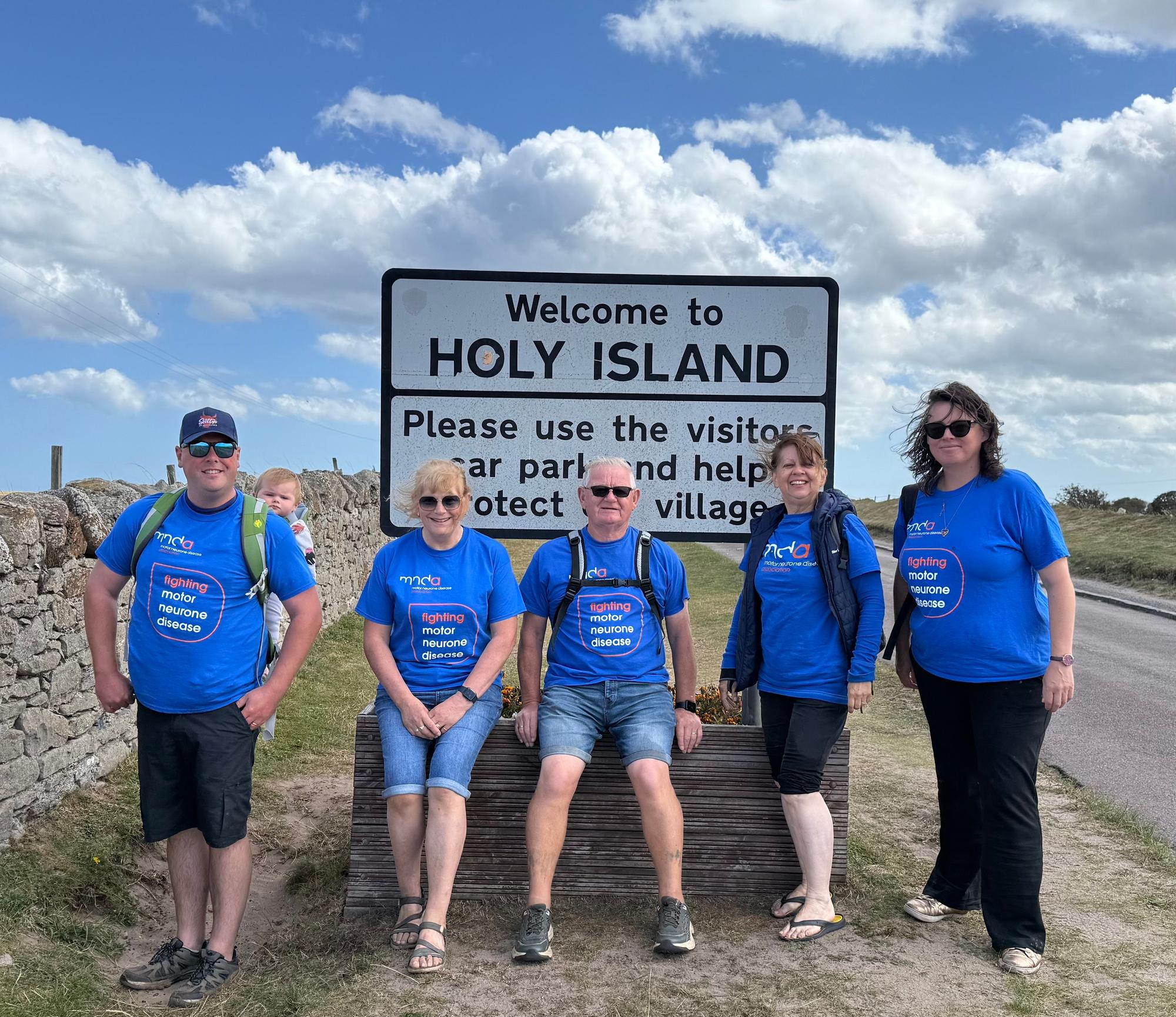 Fundraisers in action for motor neurone disease sufferers