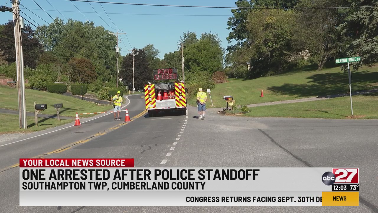 One arrested after police standoff