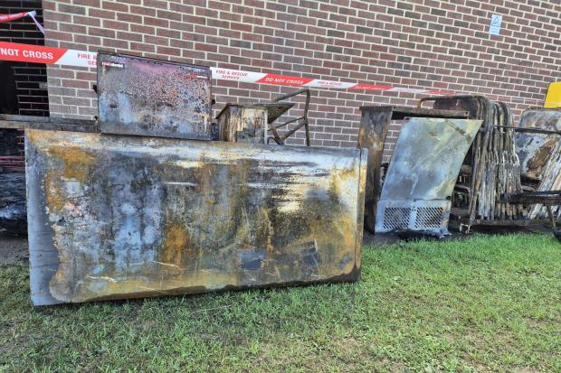 Council confirms all bookings at Down Grange are cancelled after fire