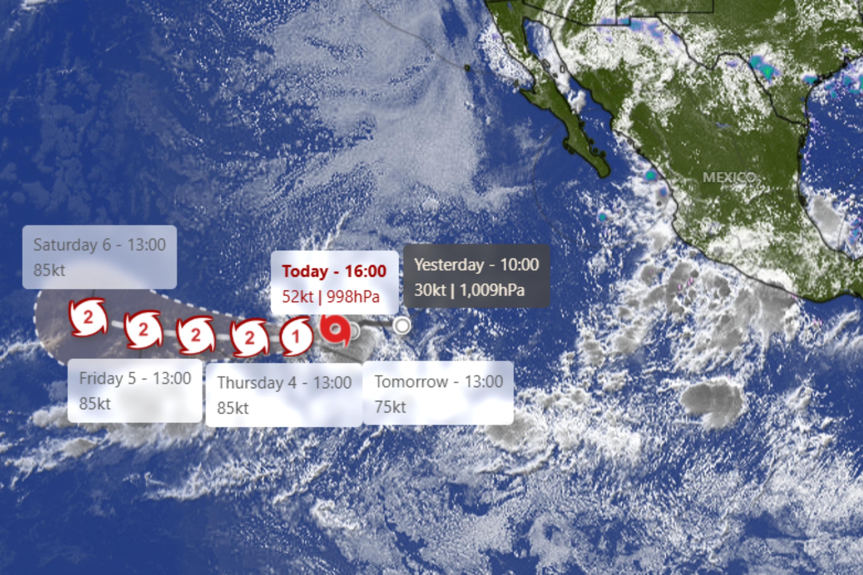 Tropical Storm Kiko: Tracker map, hurricane update, forecast