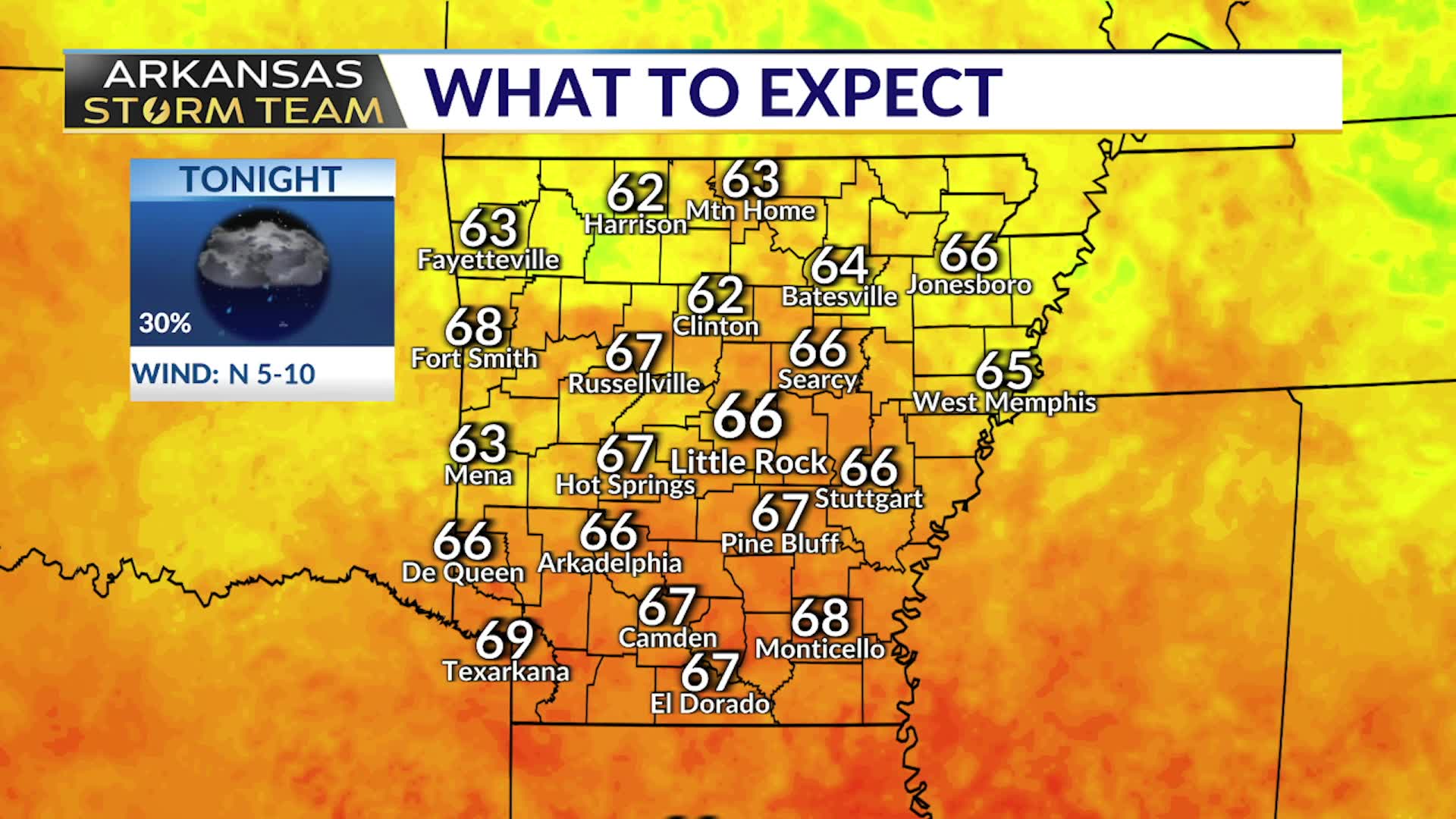 Labor Day Features A Few Showers