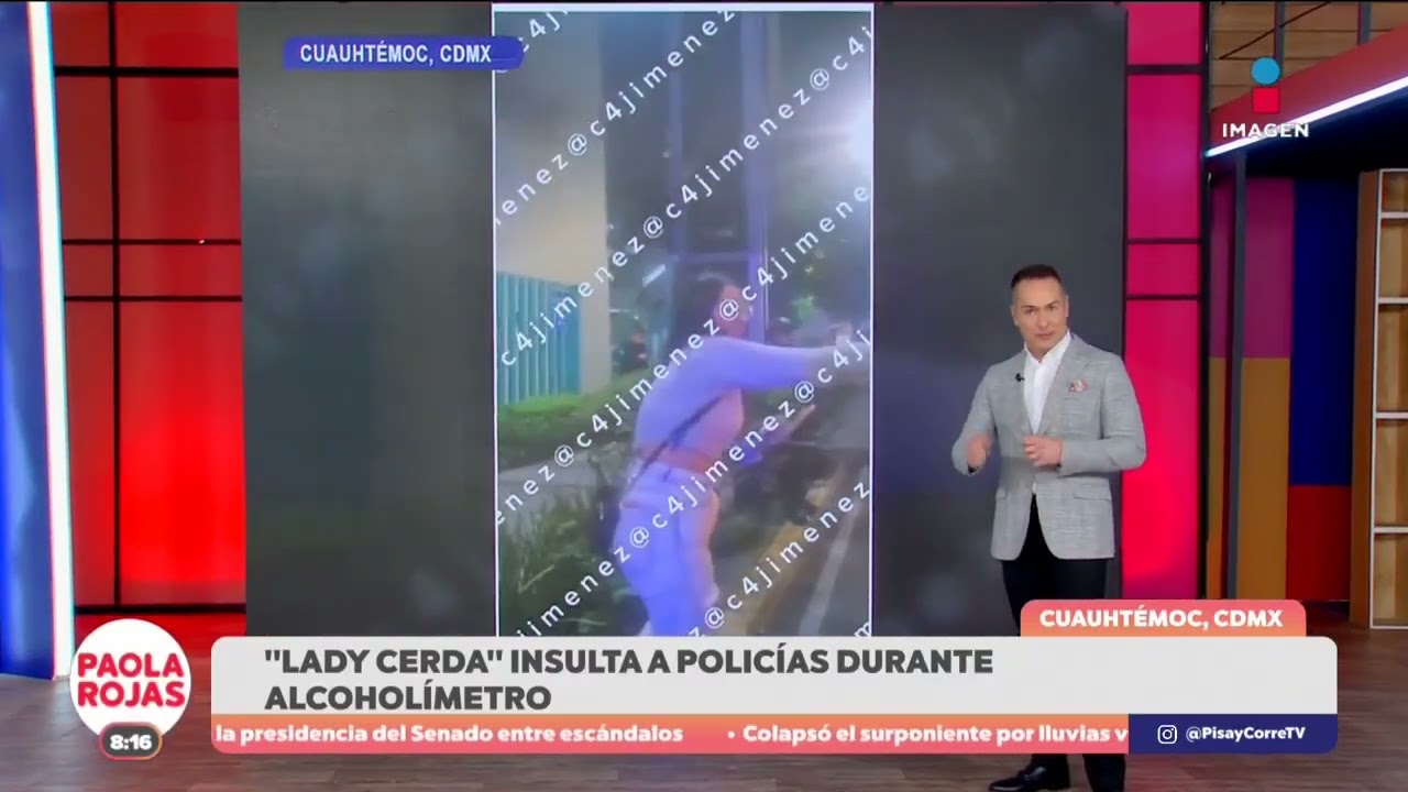 “Lady Cerdo” insulta a policías y ofrece soborno | DPC con Paola Rojas