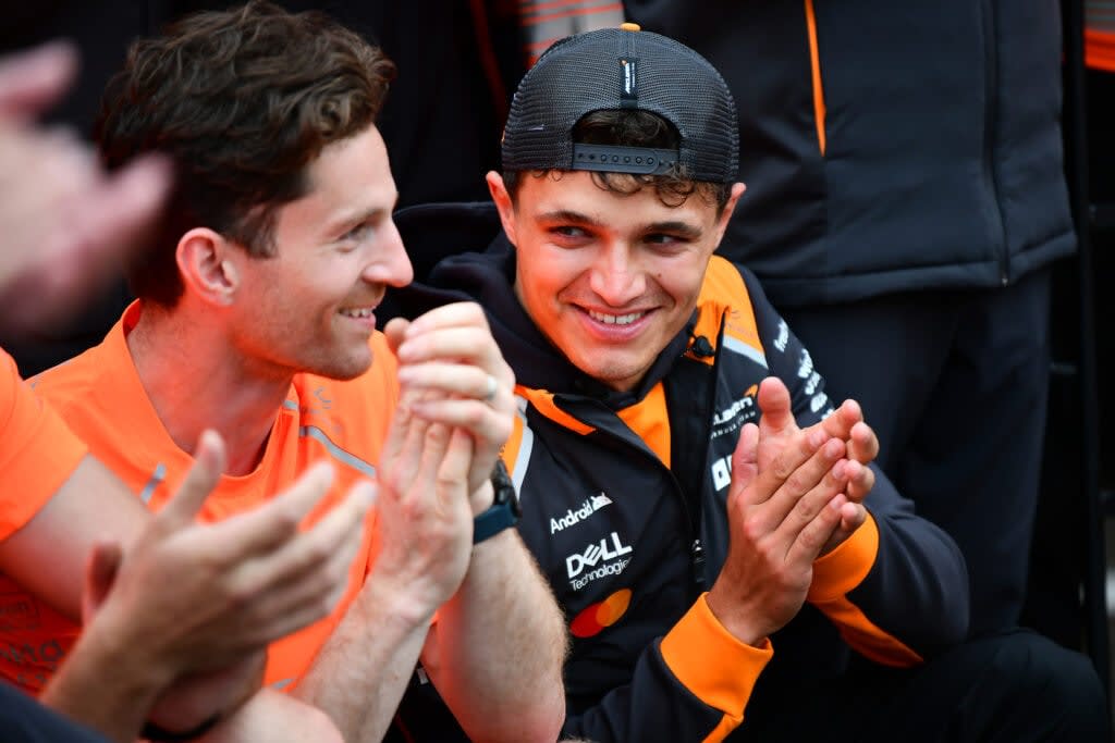 Ruth Buscombe reacts to Lando Norris’ engineer unexpected remarks after ...