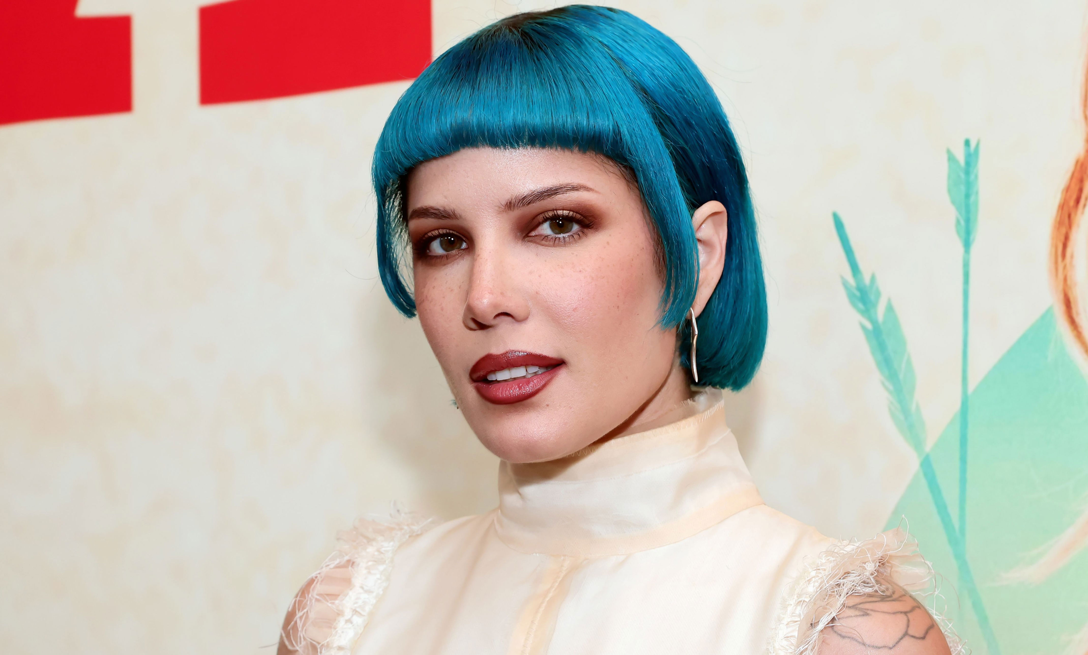 Halsey Is Already Done With Blue Hair