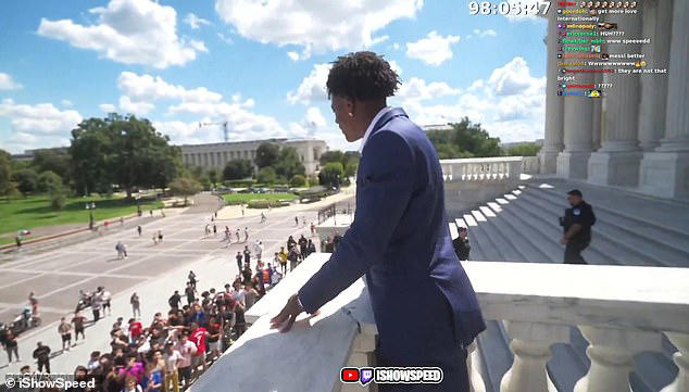 YouTube megastar iShowSpeed's Capitol tour with Democrat turns into ...