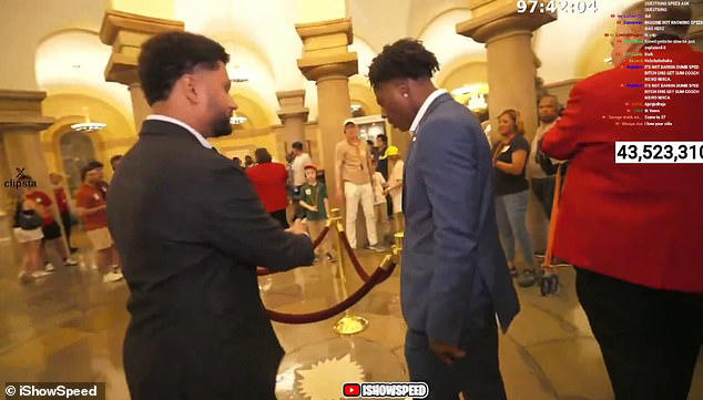 YouTube megastar iShowSpeed's Capitol tour with Democrat turns into ...