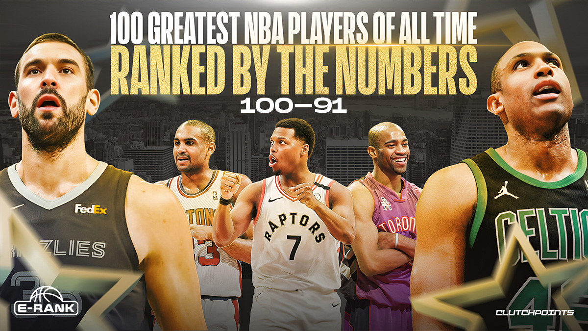 100 greatest NBA players of all time, ranked by the numbers: 100-91
