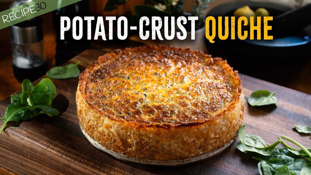 Discover the magic of potato crust quiche