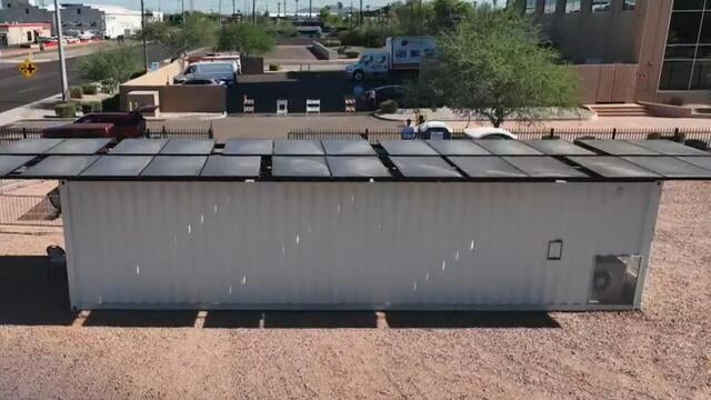 Phoenix repurposing shipping containers into cooling centers for homeless