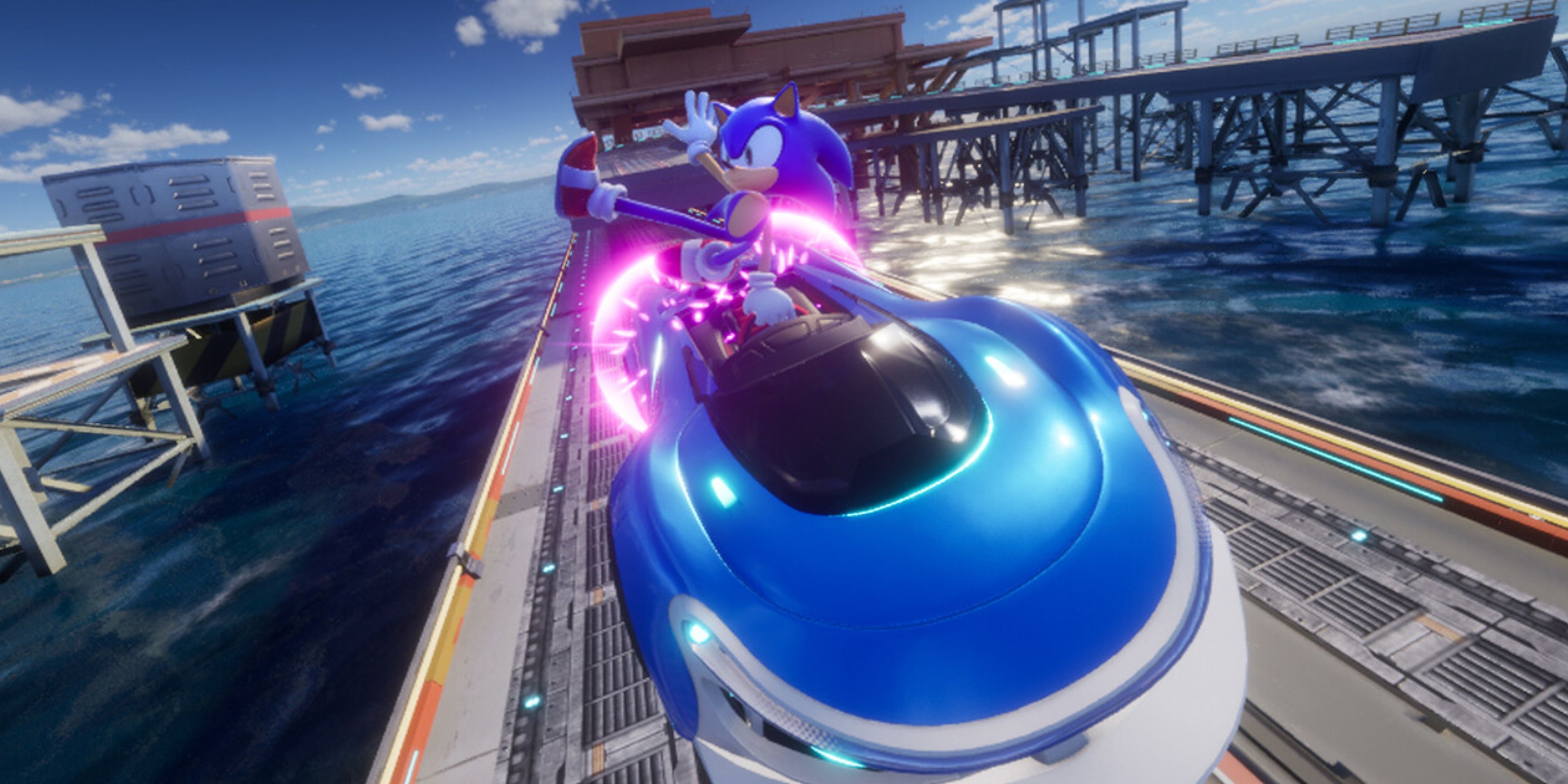 Sonic Racing: CrossWorlds Players Think The Game Has Too Many "Blue Shells"