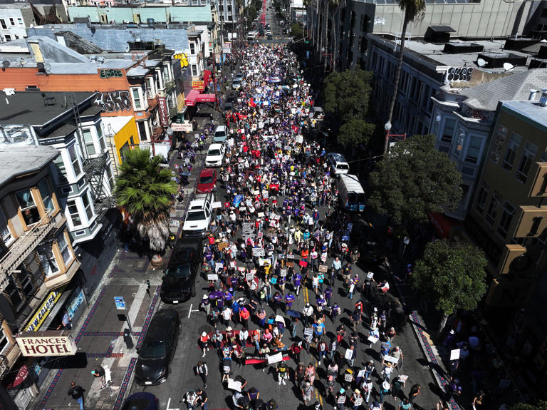 Photos: Labor Day "Workers Over Billionaires" protests held across U.S.