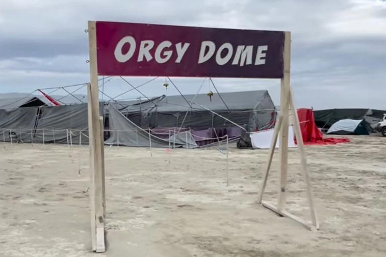 Burning Man Orgy Dome suffered up to $30,000 of damage from devastating ...