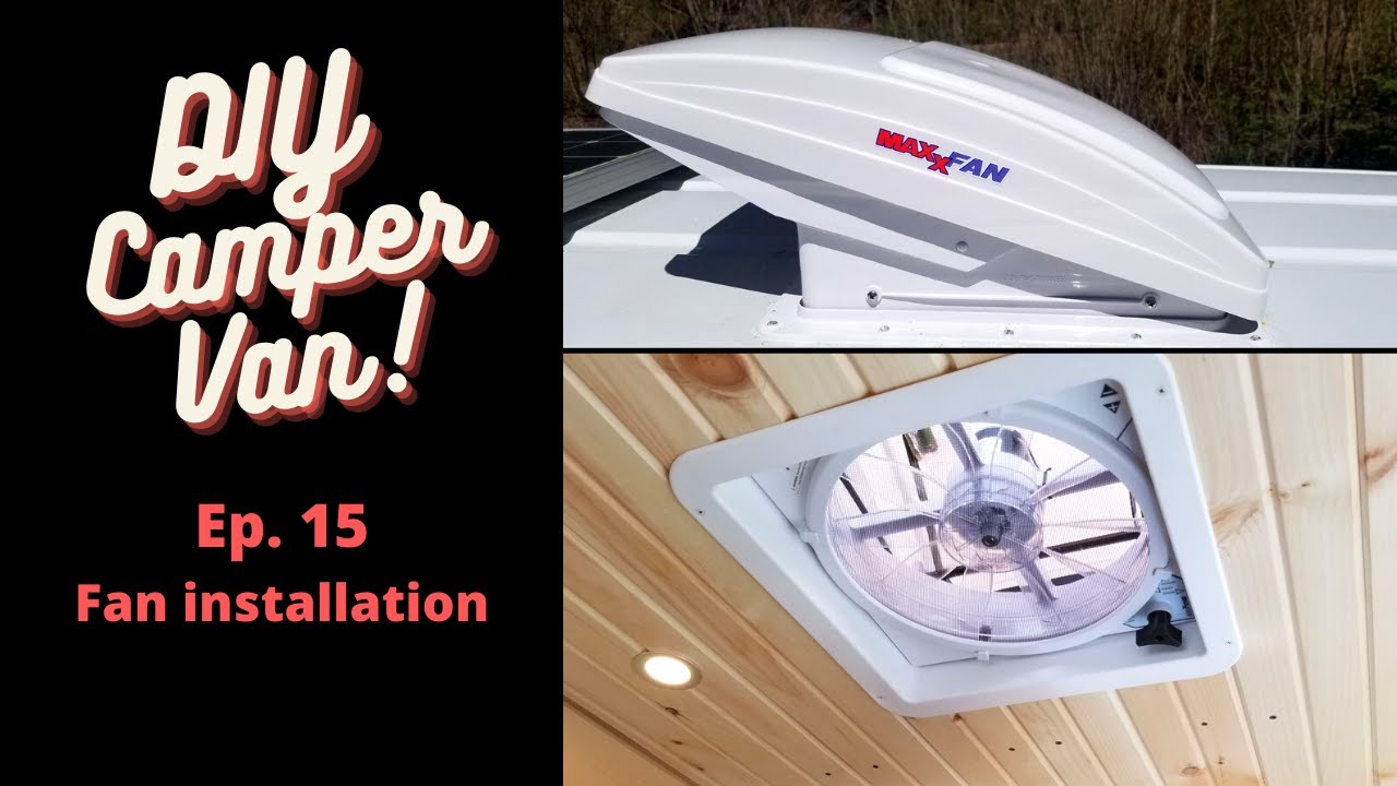 I installed a MaxxFan in my camper van! 🌬️