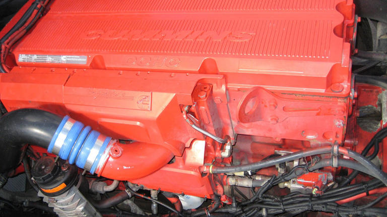 Why Are Some Cummins Engines Colored Red?