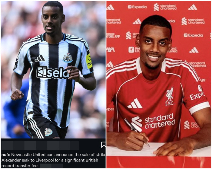 I sold Isaac to Liverpool for the highest transfer fee Angry Newcastle ...