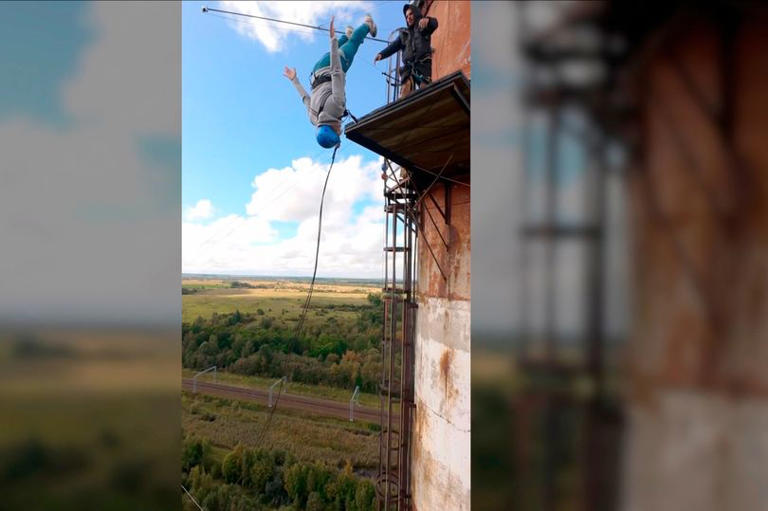 Mum falls 290ft to death in front of son after bungee jump accident