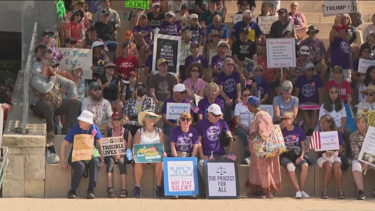 Texas unions rally in Austin against 'billionaire takeover' and for ...