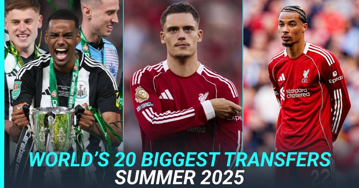Twenty biggest transfers in the world in 2025 summer transfer window ...