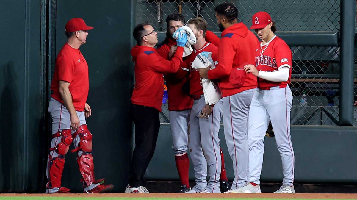 Angels’ Taylor Ward gives positive injury update after scary collision ...