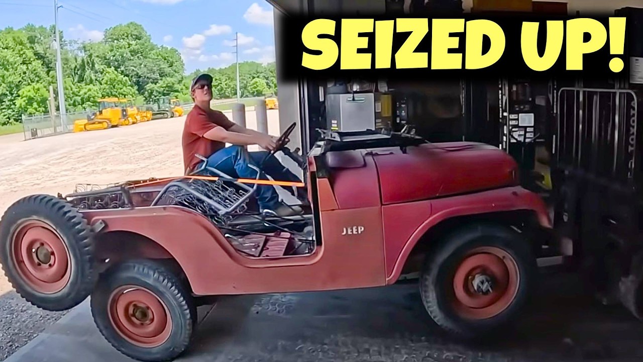 Rescuing a legendary 1955 Jeep barn find