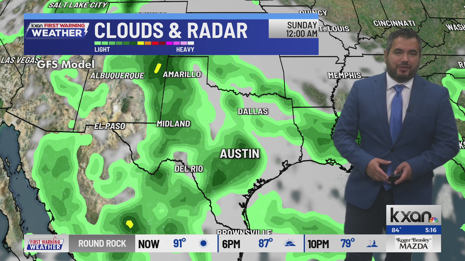 As rain dwindles the heat will remain dominant for the week with rain ...