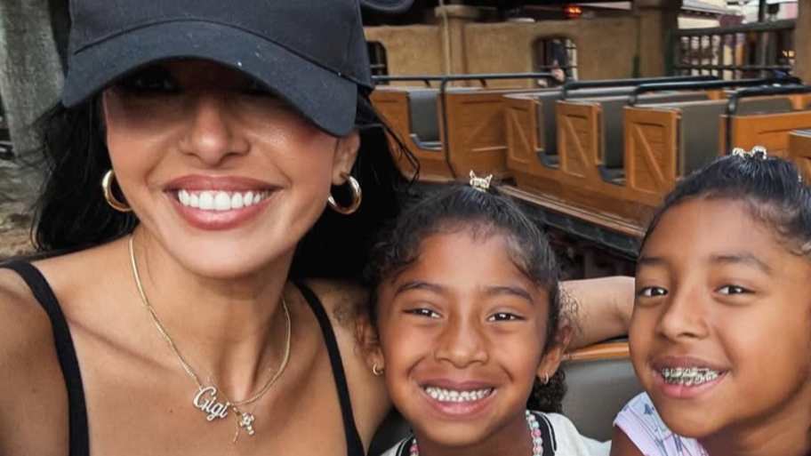 Vanessa Bryant stuns in custom Mamba Disney all-black fit