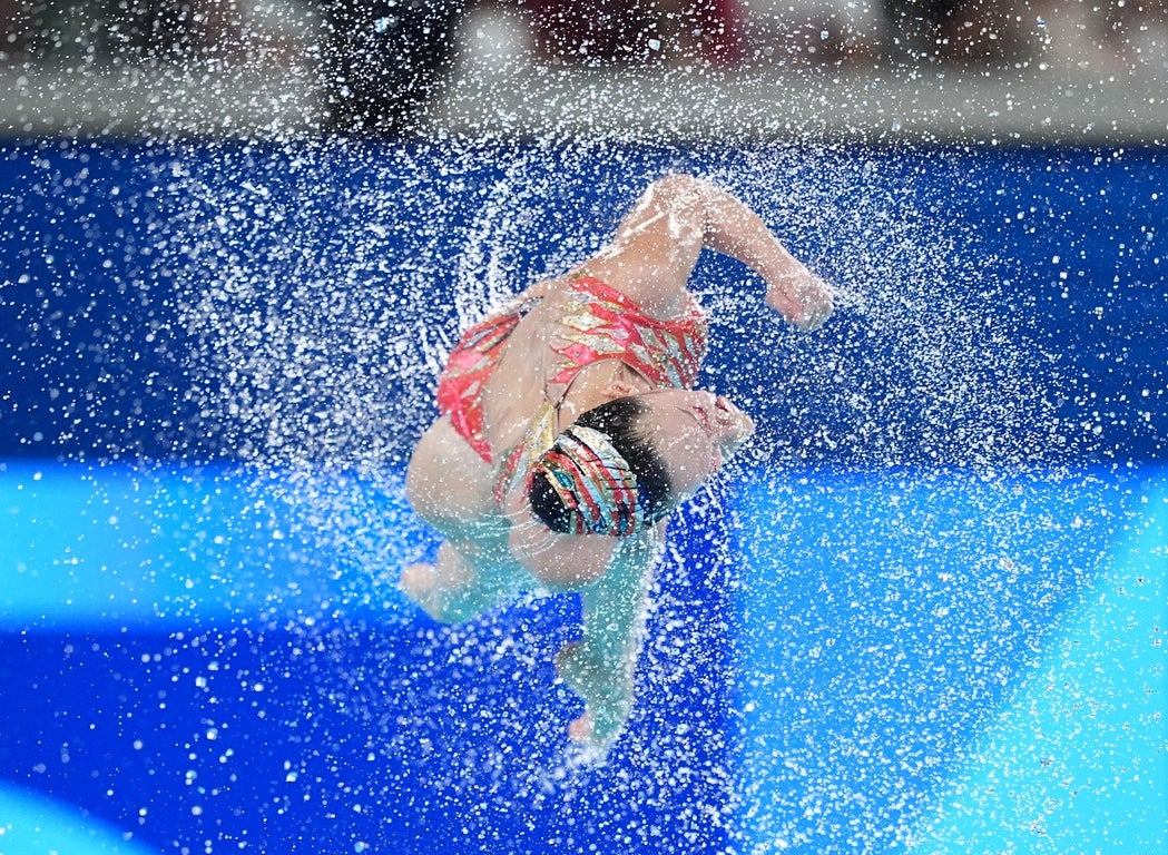 Mesmerizing photos of Olympic synchronized swimming