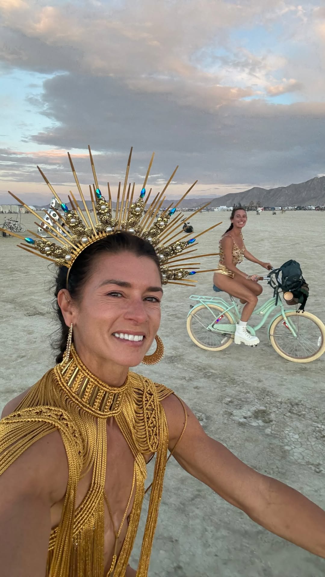 Danica Patrick Shows Off Her Toned Physique at Burning Man