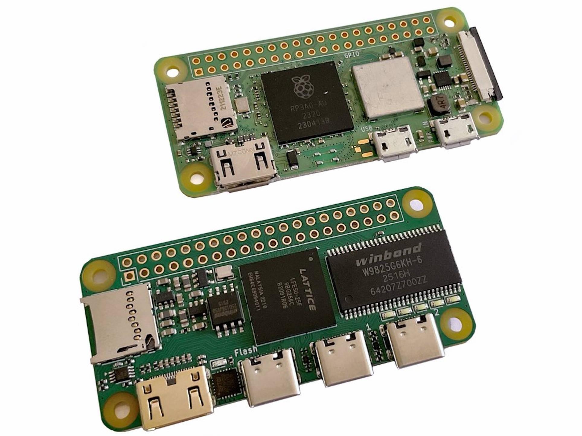 DSpi: Raspberry Pi con doble pantalla táctil en formato clamshell