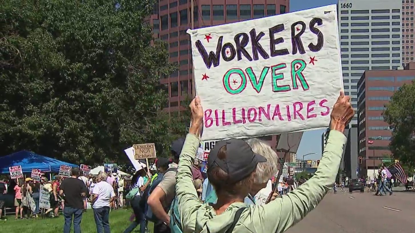 Thousands gathered at Colorado State Capitol in "Workers Over ...