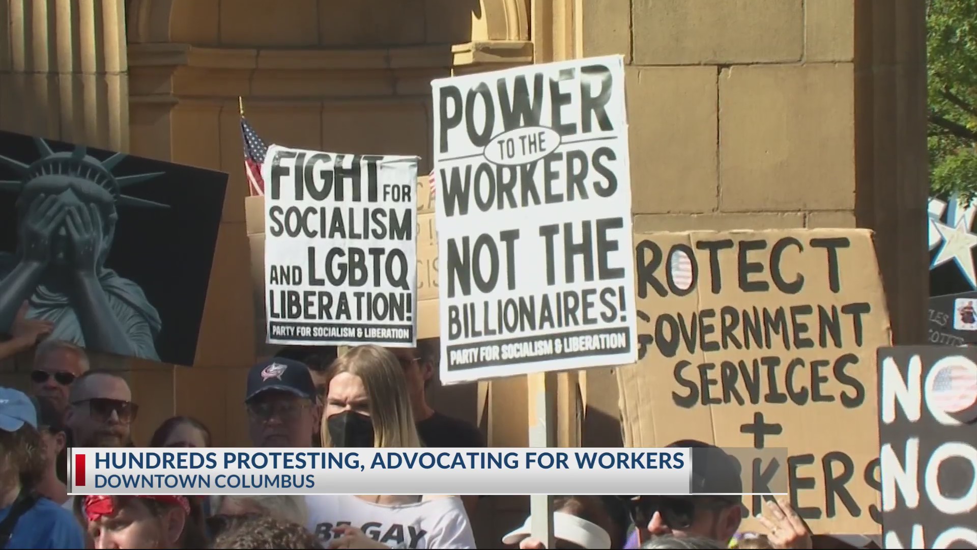 Protesters advocate for workers with Labor Day marches