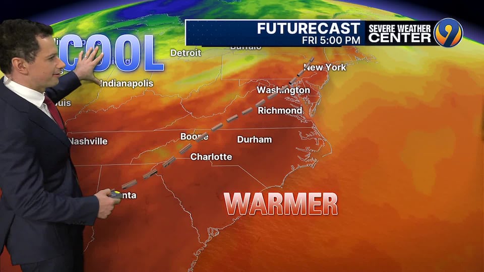 Monday night's forecast with Meteorologist Joe Puma