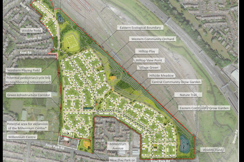 Major 600-home development on land left derelict for four decades moves ...