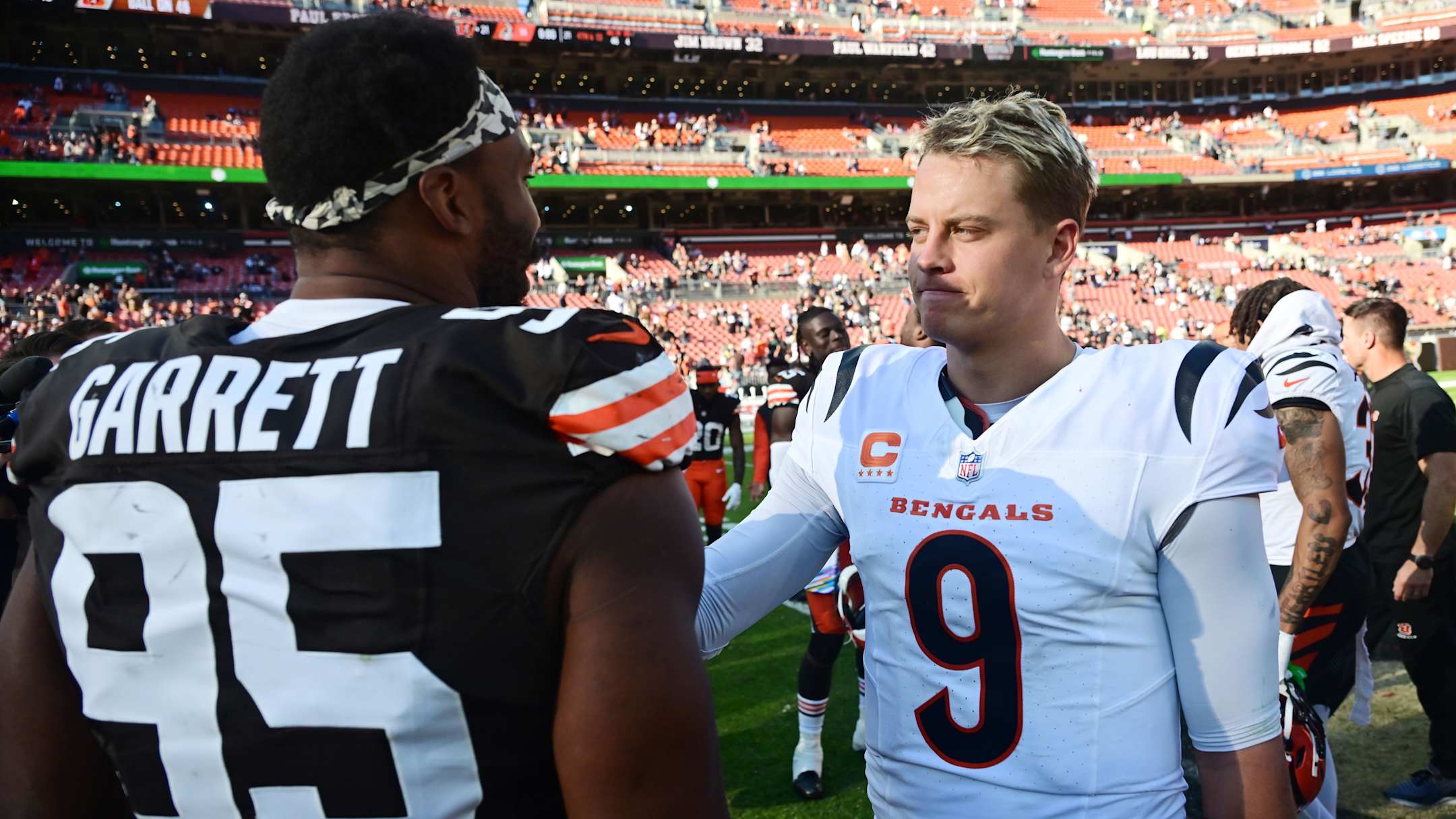 Myles Garrett vs Joe Burrow: 5 Major Stats To Define The QB Competition ...