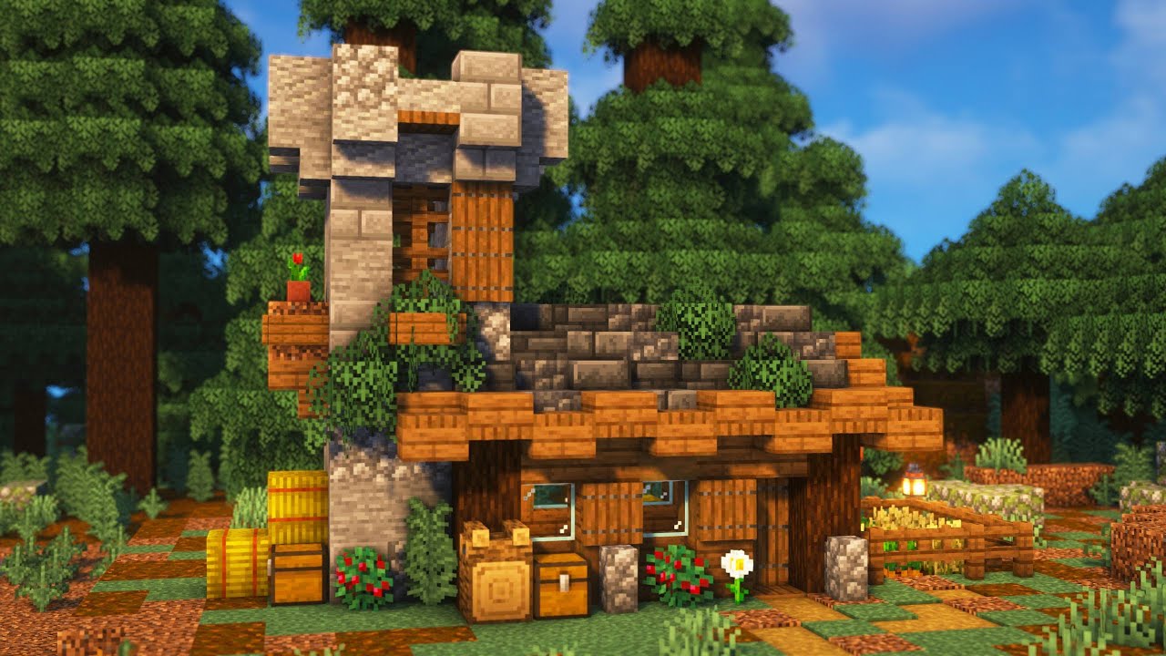 Small Castle Build in Minecraft