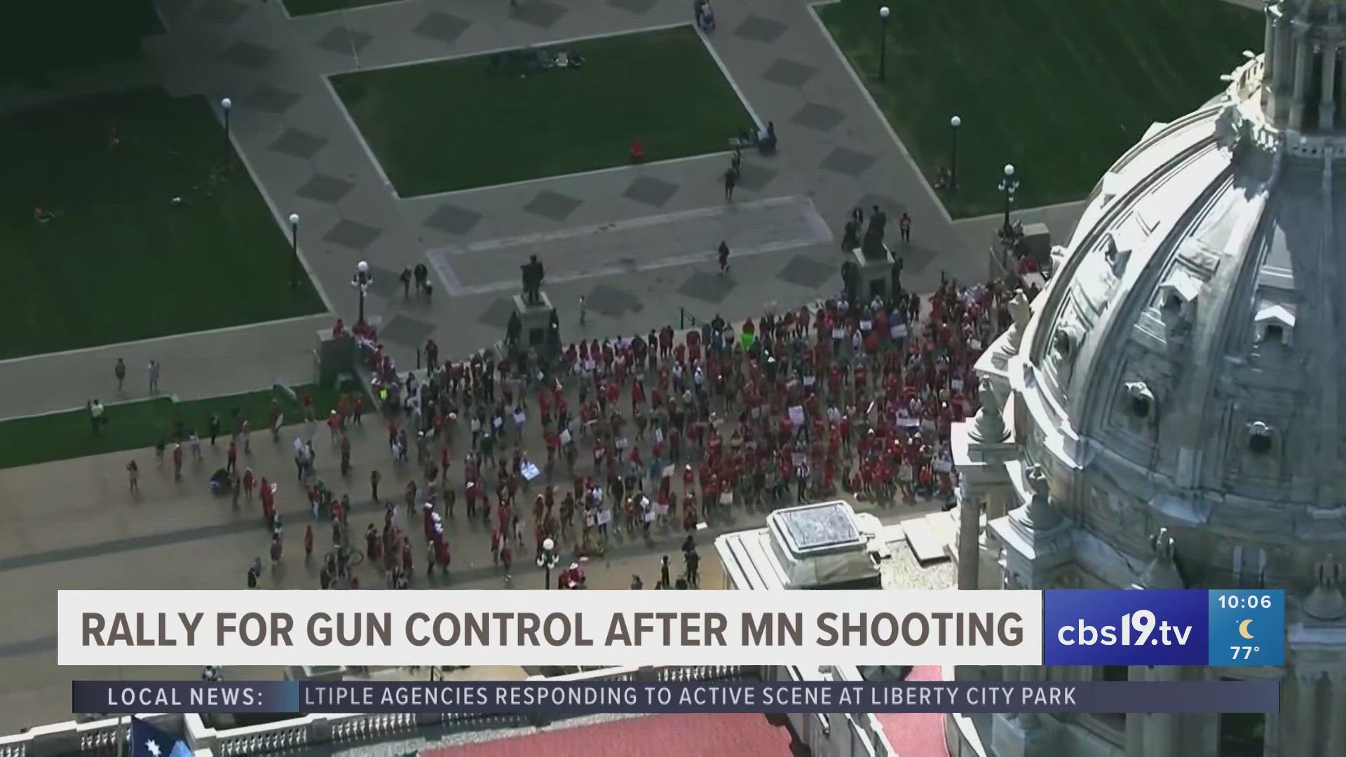Hundreds rally together to demand stricter gun control laws after ...