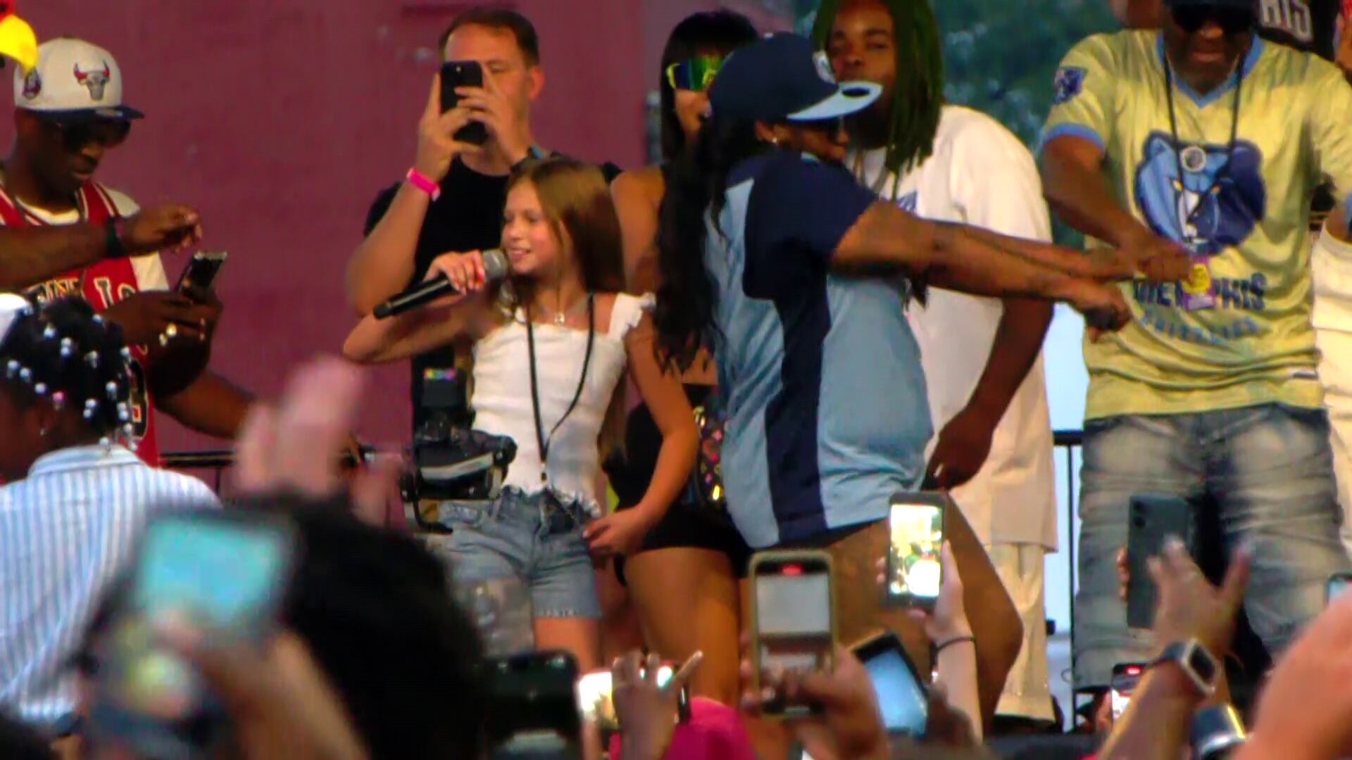 Viral 9-year-old performs with Project Pat on 901 Day