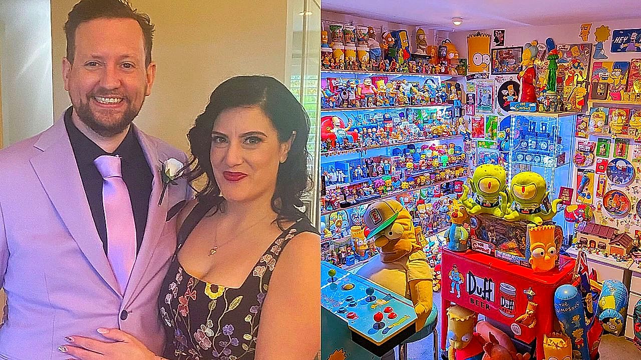 Simpsons super fan is now engaged after hiding his collection from dates