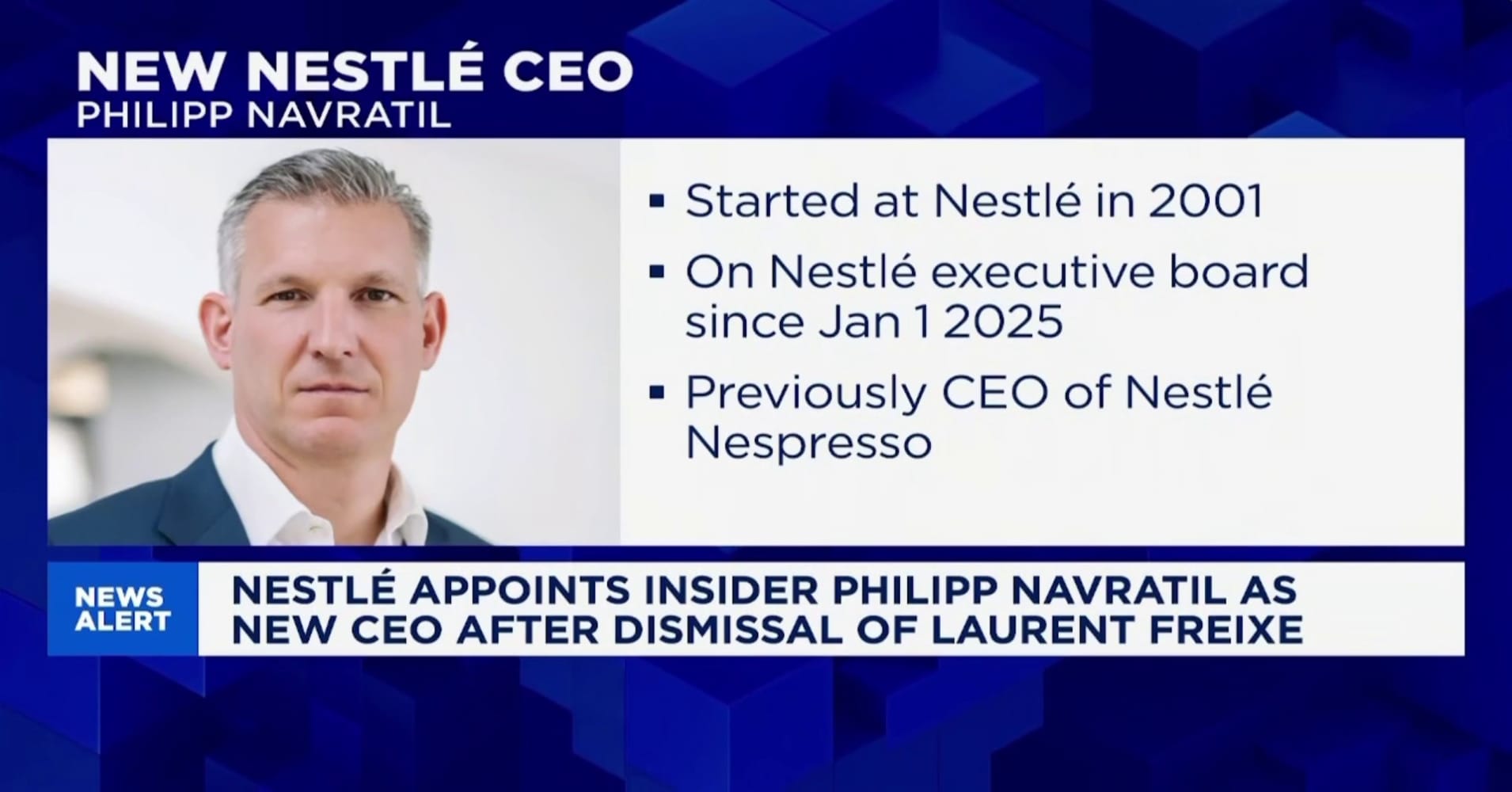 Nestlé CEO Laurent Freixe departs following investigation