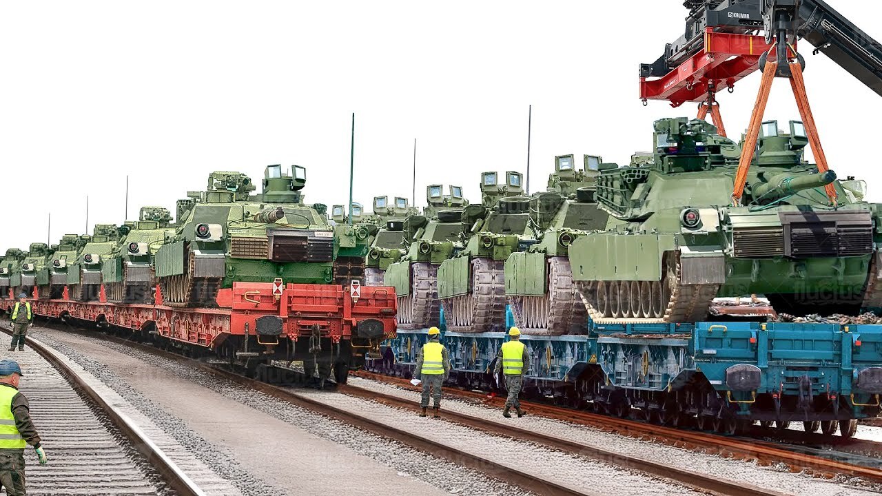 Behind US Army Logistics Operation to Move Thousands of M1 Abrams Tanks