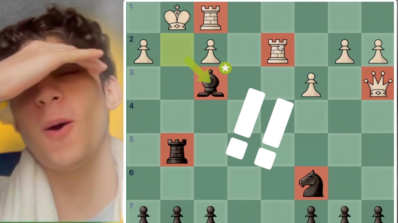 Rook and Queen Sacrifice in an Incredible Game Unbelievable Chess Moment